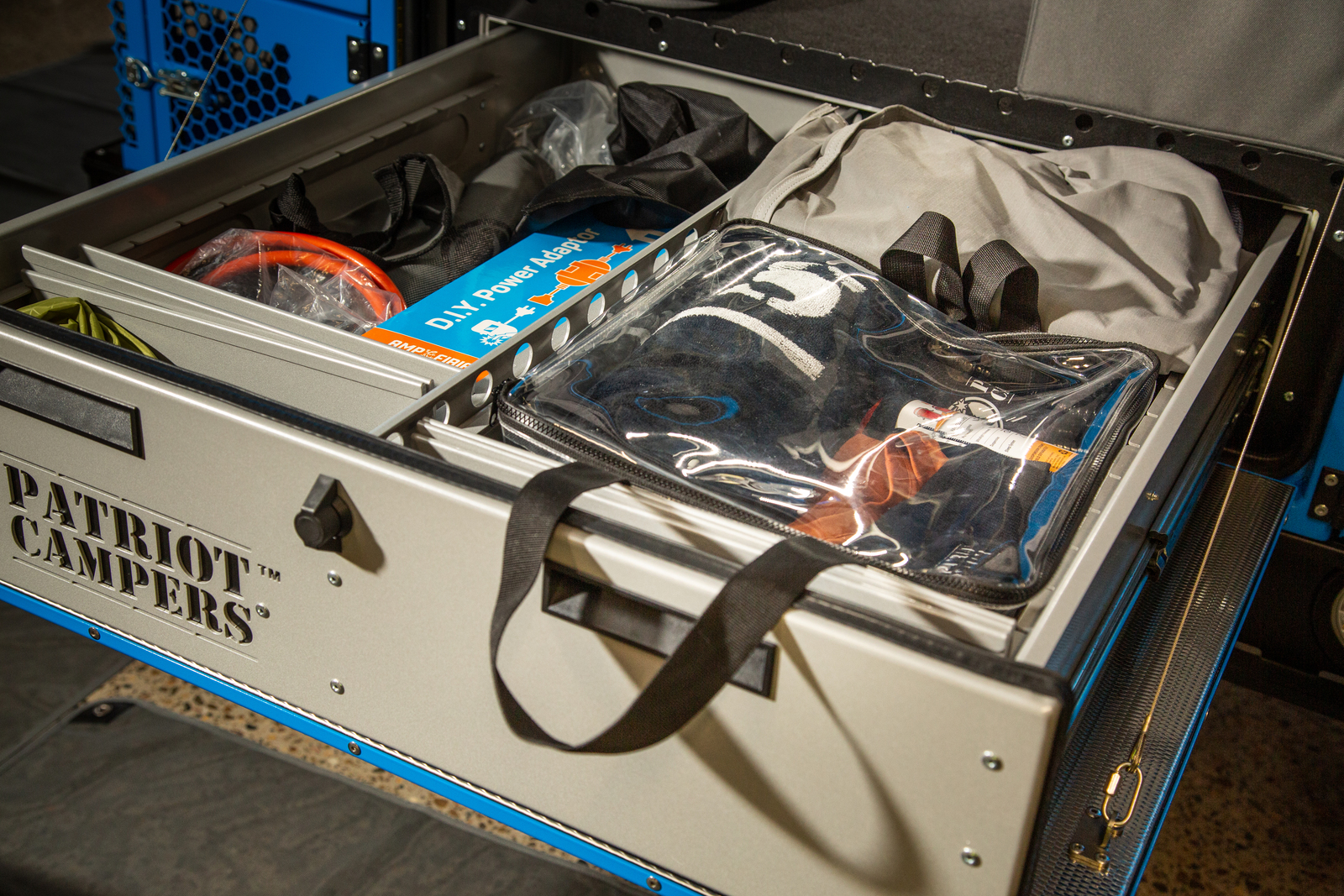 PATRIOT CAMPERS CLEAR STORAGE BAGS - SET OF 2